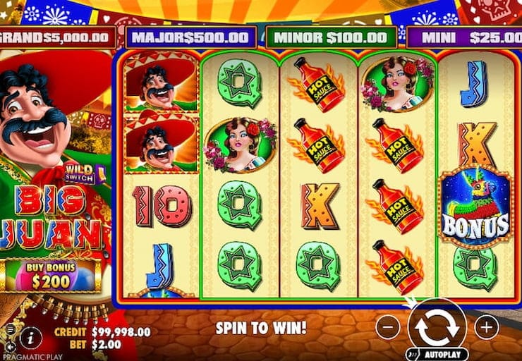Big Juan Slot Review and Free Demo - 96.70% RTP