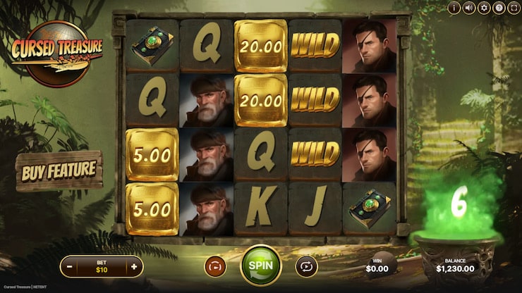 Cursed Treasure Slot Review and Demo - 95.99% RTP