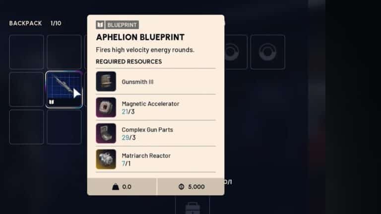 The elusive Arc Raiders Aphelion Blueprint has been located and here's ...