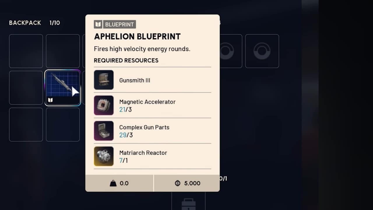 The elusive Arc Raiders Aphelion Blueprint has been located and here's ...