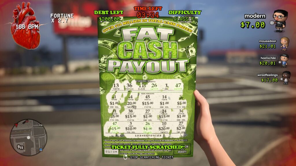 KEEP GAMBLING: Hostile Friendslop for Lotto ticket victories