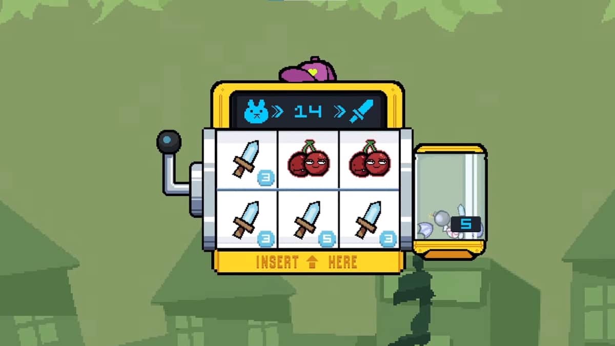 Slot or Not: Fight evil fruits backed by your slot machine of weapons