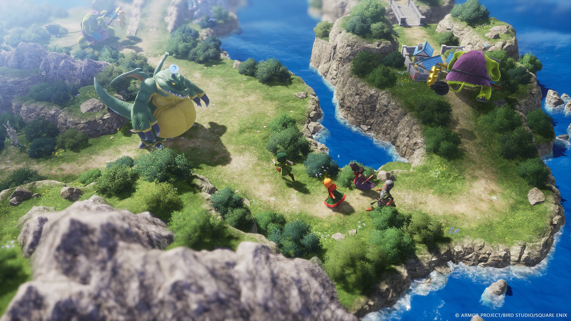 Dragon Quest VII Reimagined is one of four adventurers out on Steam ...