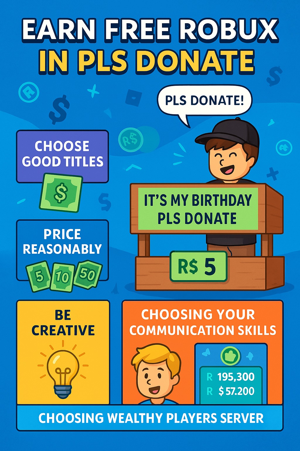 Tips for Earning Free Robux in PLS Donate | Adventure Gamers