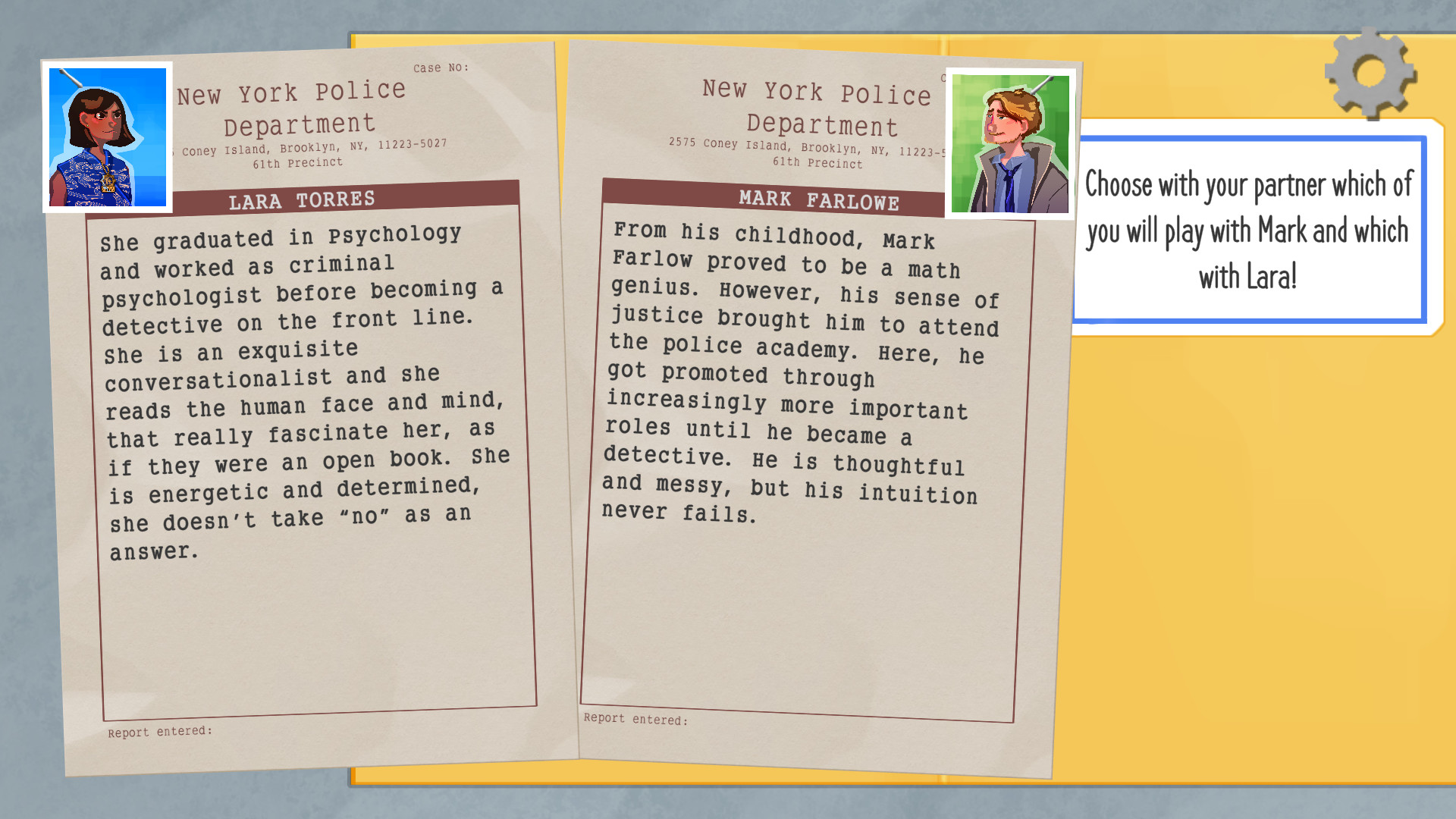 Mark & Lara: Partners In Justice (2021) - Game details | Adventure Gamers